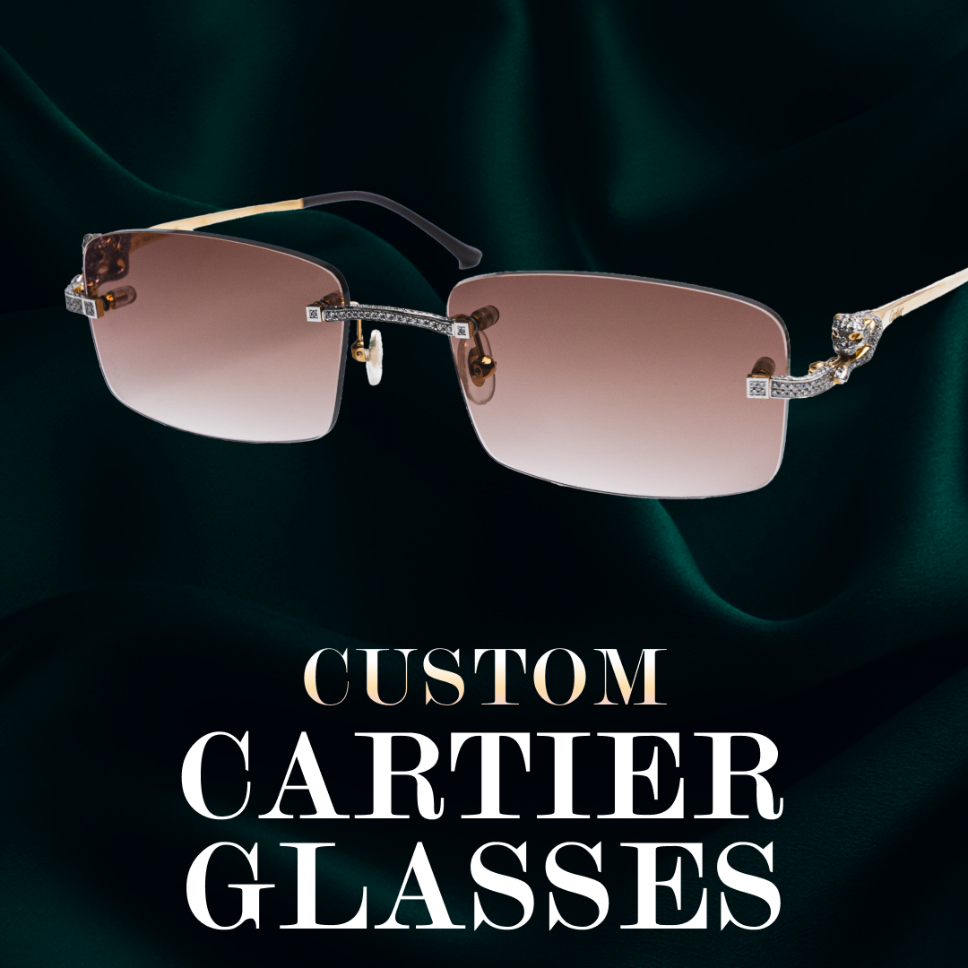 Cartier Panther Diamond Glasses – diamondvault